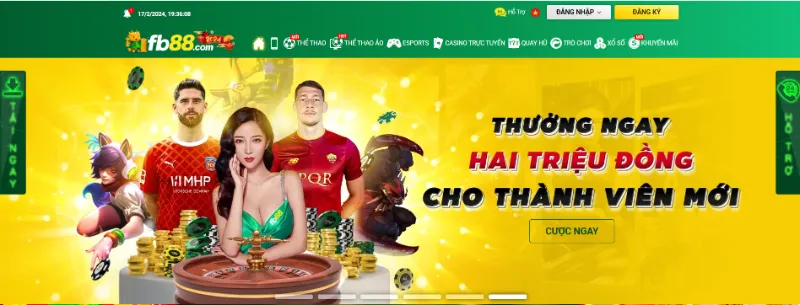 FB88 - Nhà cái uy tín Việt Nam - Link FB88 đăng nhập