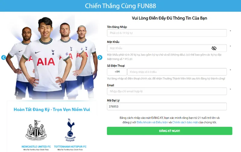 Fun88 - Nhà cái thể thao hàng đầu - Link đăng nhập fun88